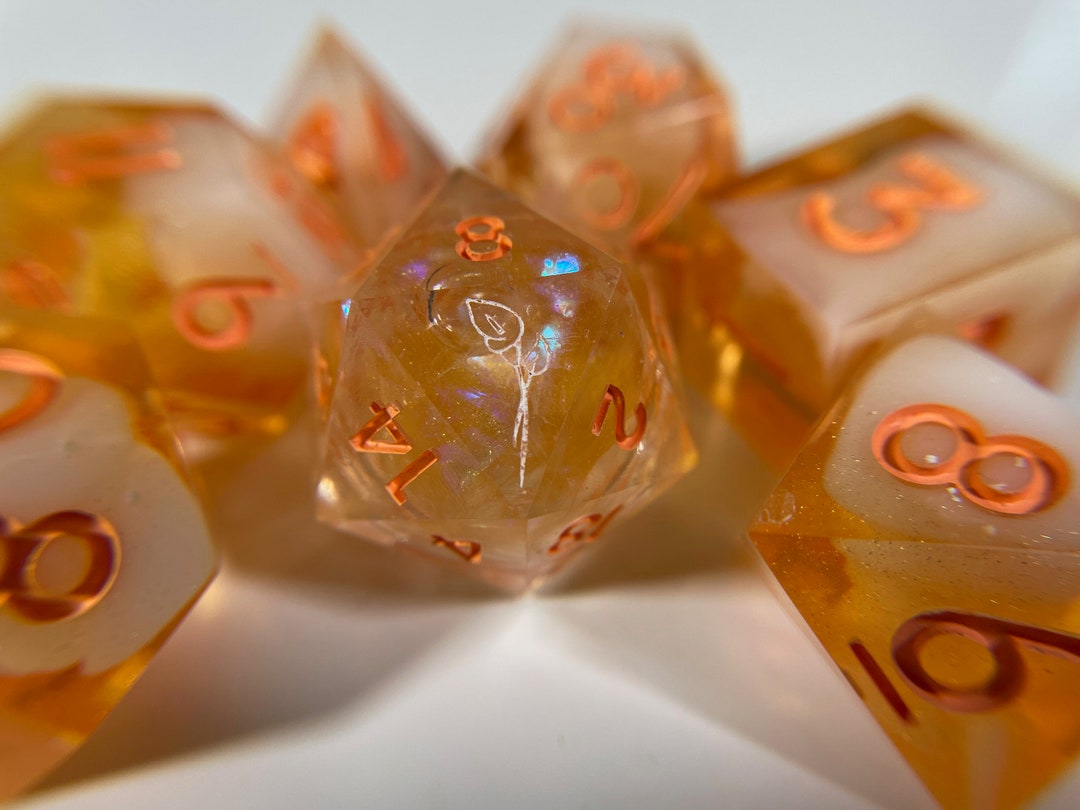 Orange Dream Ft. Liquid Core D20 (matching Misfits - Set of 7 ...