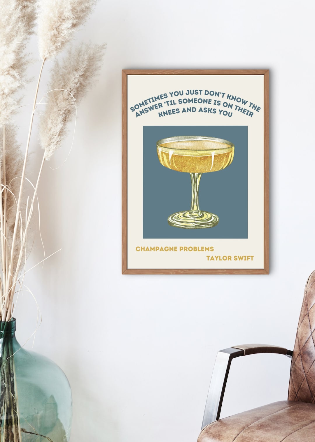 CHAMPAGNE PROBLEMS Taylor Swift Lyrics Print Taylor Swift - Etsy