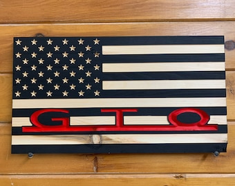 Trans Am Engraved American Flag | Etsy