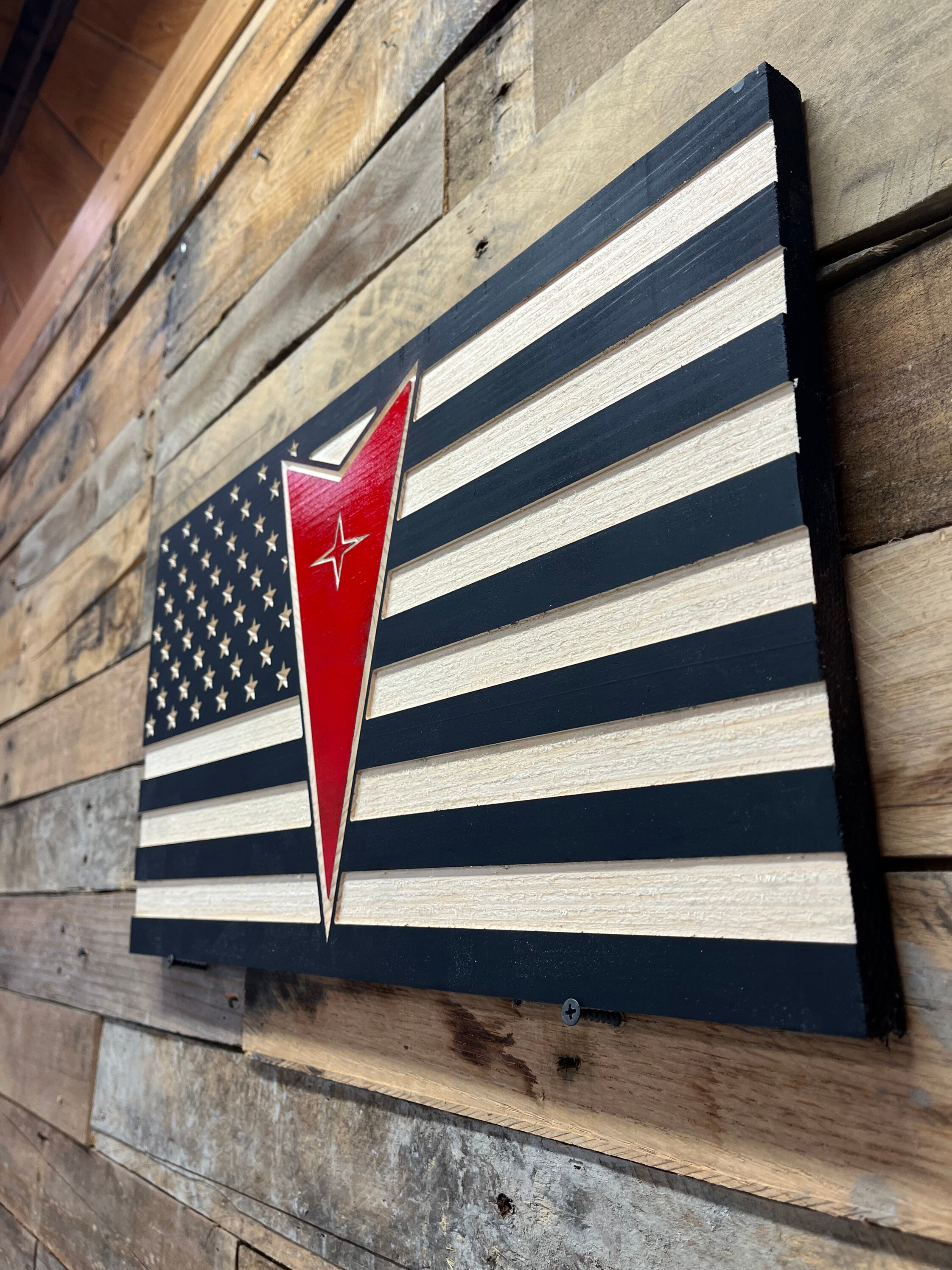 Pontiac Arrow Head American Flag - Etsy
