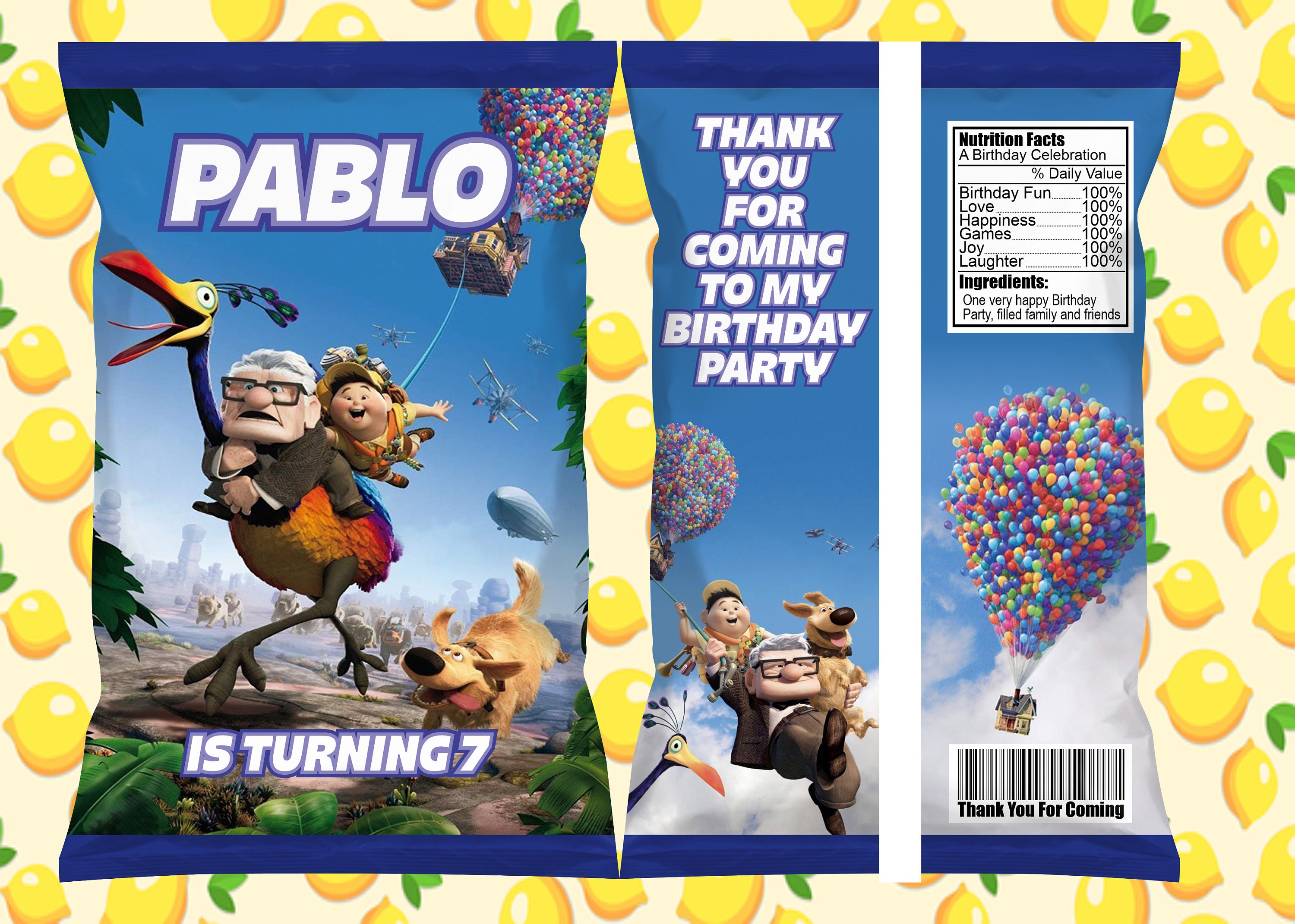 Pixar Up Birthday Party