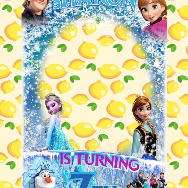 Frozen Photo Booth - Etsy