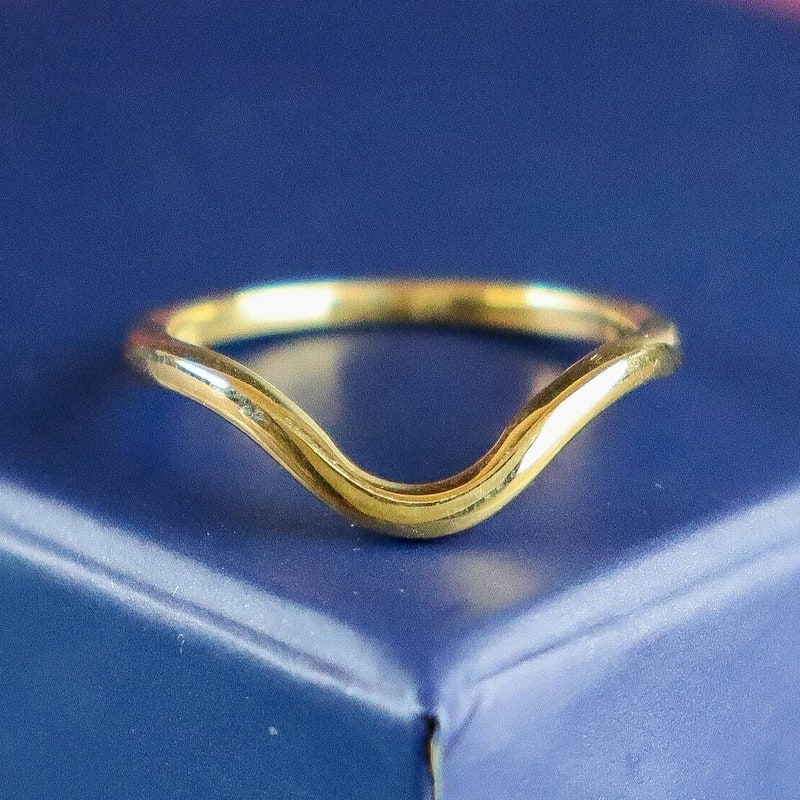 Curved Ring - Etsy