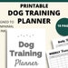 Printable Dog Training Log Sheet | Instant Download | 8.5x11 PDF| Dog ...