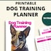 Printable Dog Training Log Sheet Instant Download 8.5x11 PDF Dog ...