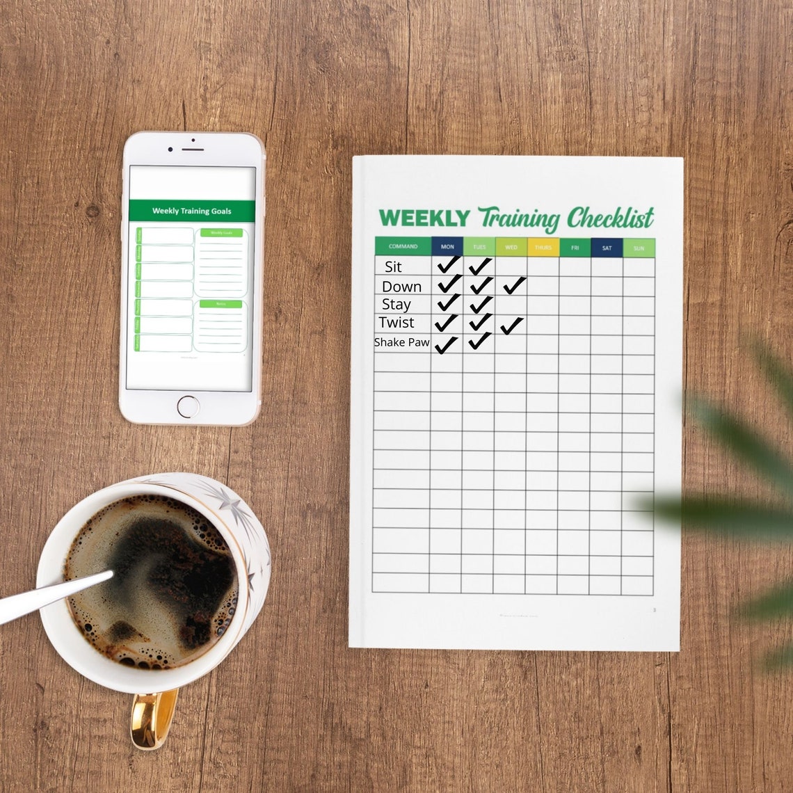 Printable Dog Training and Tracking Chart | Instant Download | 8.5x11 ...