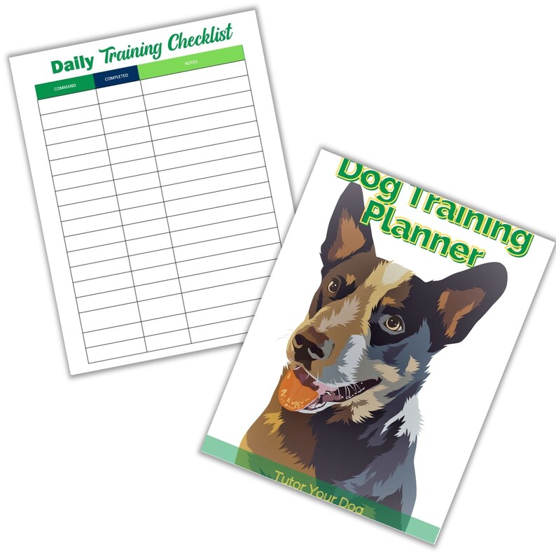 Printable Dog Training and Tracking Chart | Instant Download | 8.5x11 ...