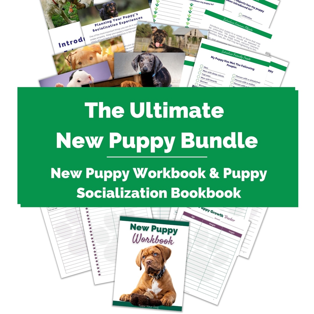 The Ultimate New Puppy Bundle | New Puppy Workbook | Puppy ...