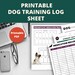 Printable Dog Record Booklet | Digital Download | Dog Tracker| Puppy ...