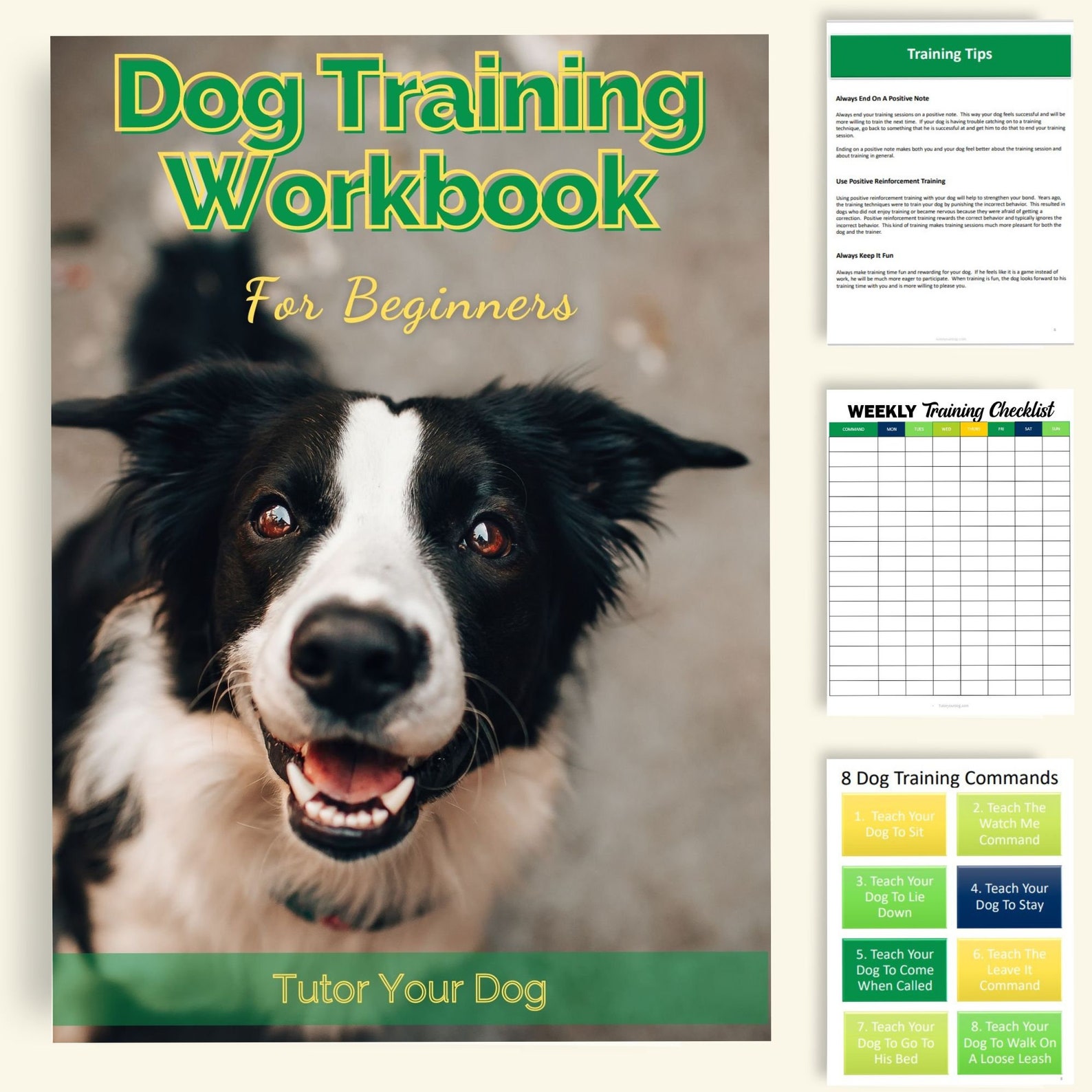 Printable Dog Training Planner Workbook | Instant Download | 8.5x11 PDF ...