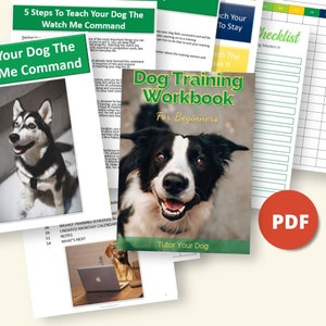 Printable Dog Training Planner Workbook | Instant Download | 8.5x11 PDF ...