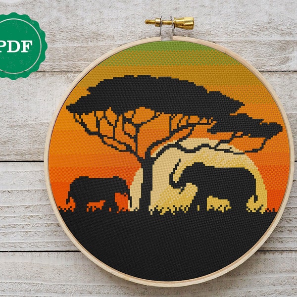 African Cross Stitch Pattern - Etsy