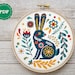 Floral Folk Hare Cross Stitch Pattern Scandinavian Pattern - Etsy
