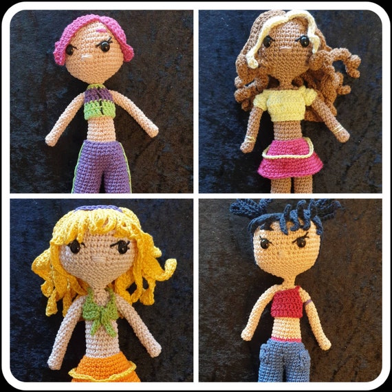 Winx Club Crochet Dolls Season One Basic - Etsy