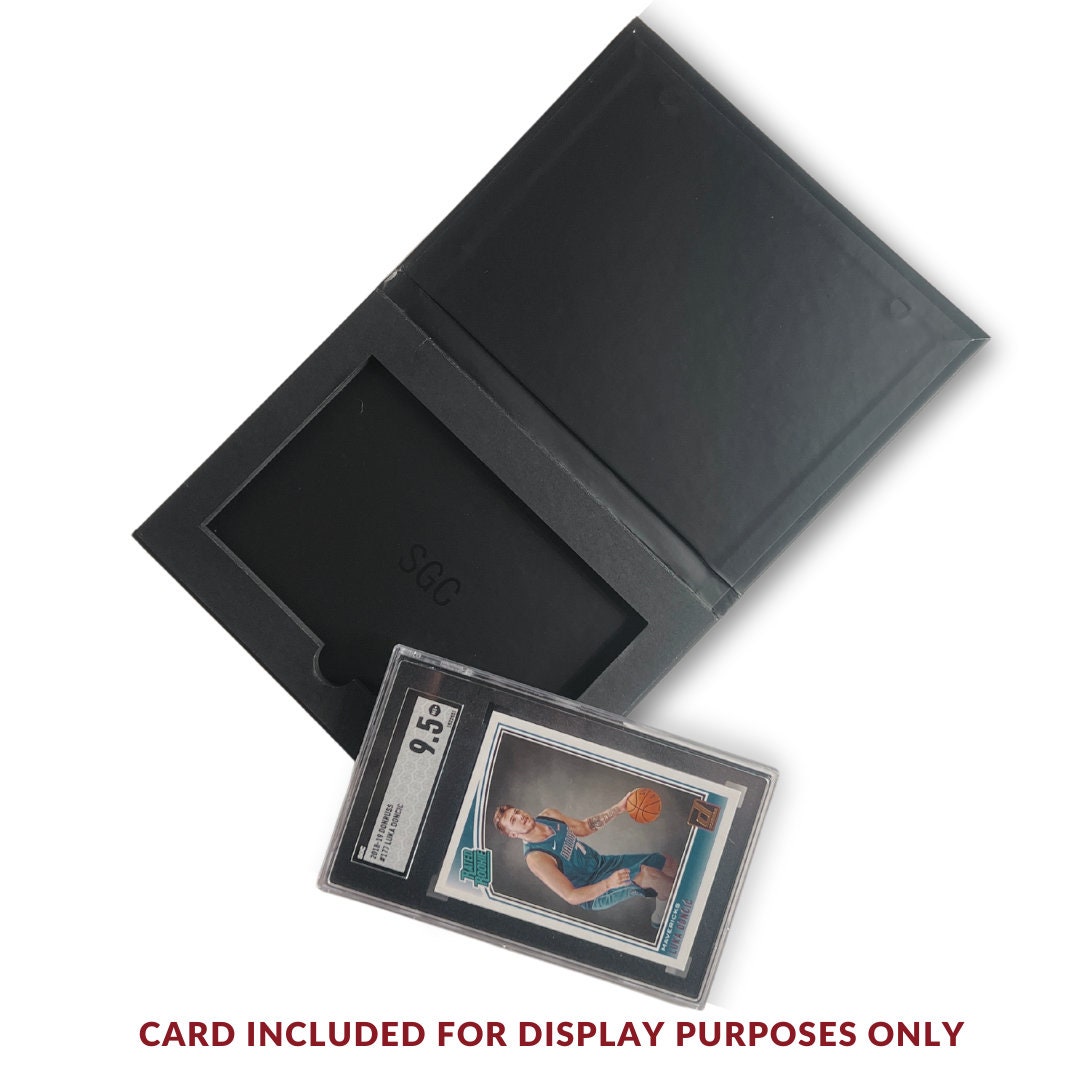 SGC Slab Card Shipper – Matte Black Biodegradable Trading Card Case - Etsy