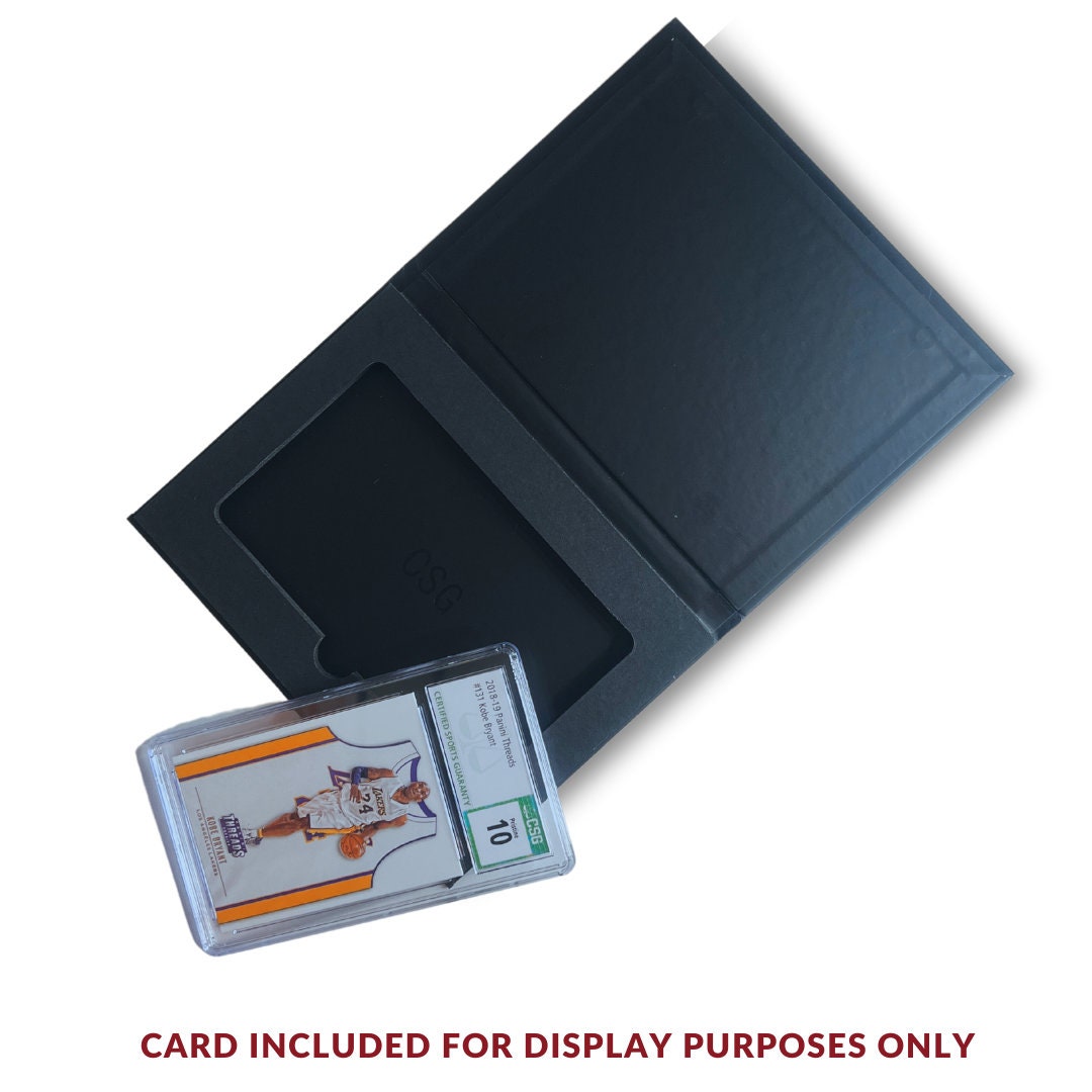 CGC/CSG Slab Card Shipper for Trading Cards - Matte Black Biodegradable ...