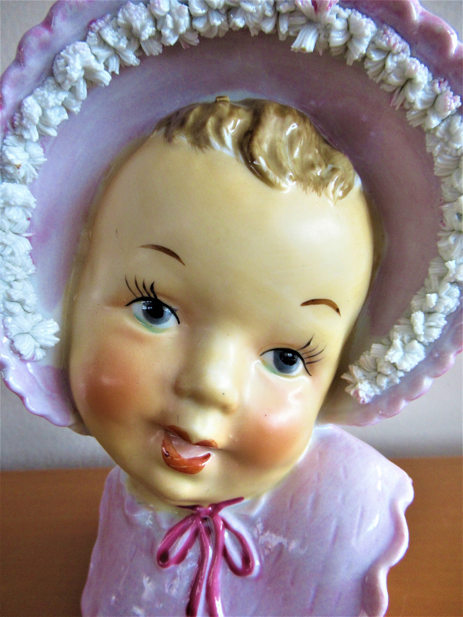 Lady Head Baby Vase, MINT Condition, Spaghettis Ceramic, Best Friend ...