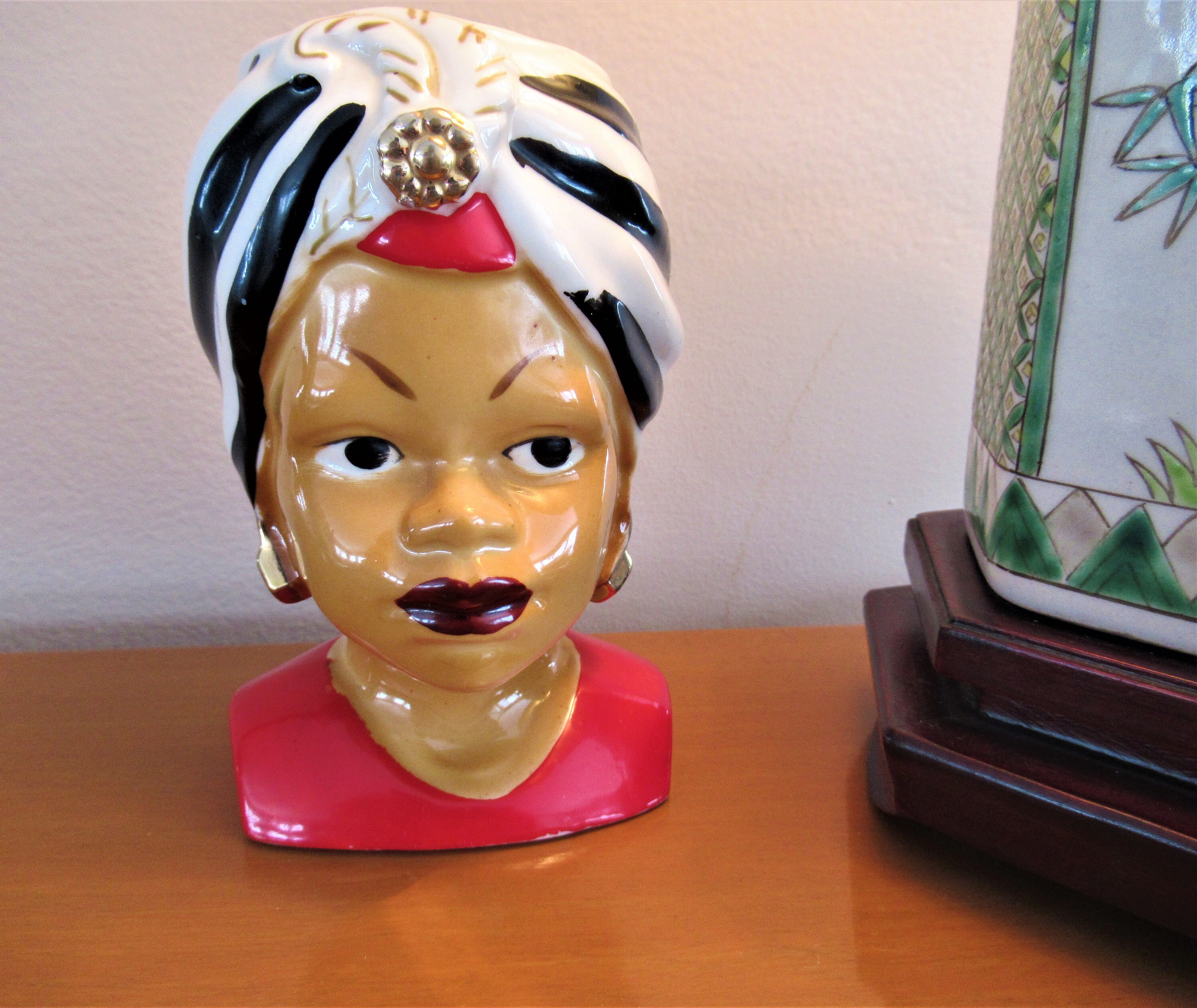 1950's Lady Head Vase Near MINT 4099 Rare Shafford - Etsy