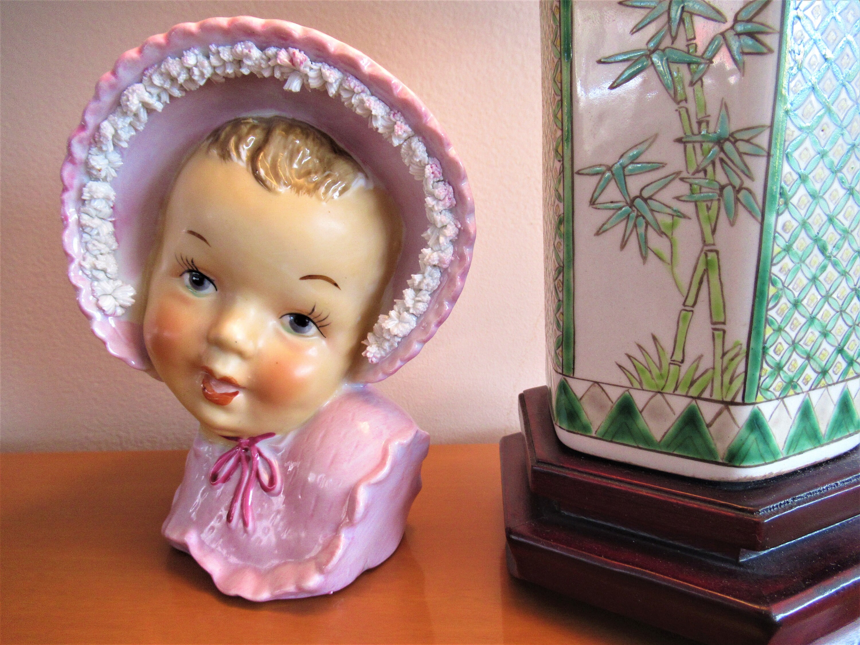 Lady Head Baby Vase, MINT Condition, Spaghettis Ceramic, Best Friend ...