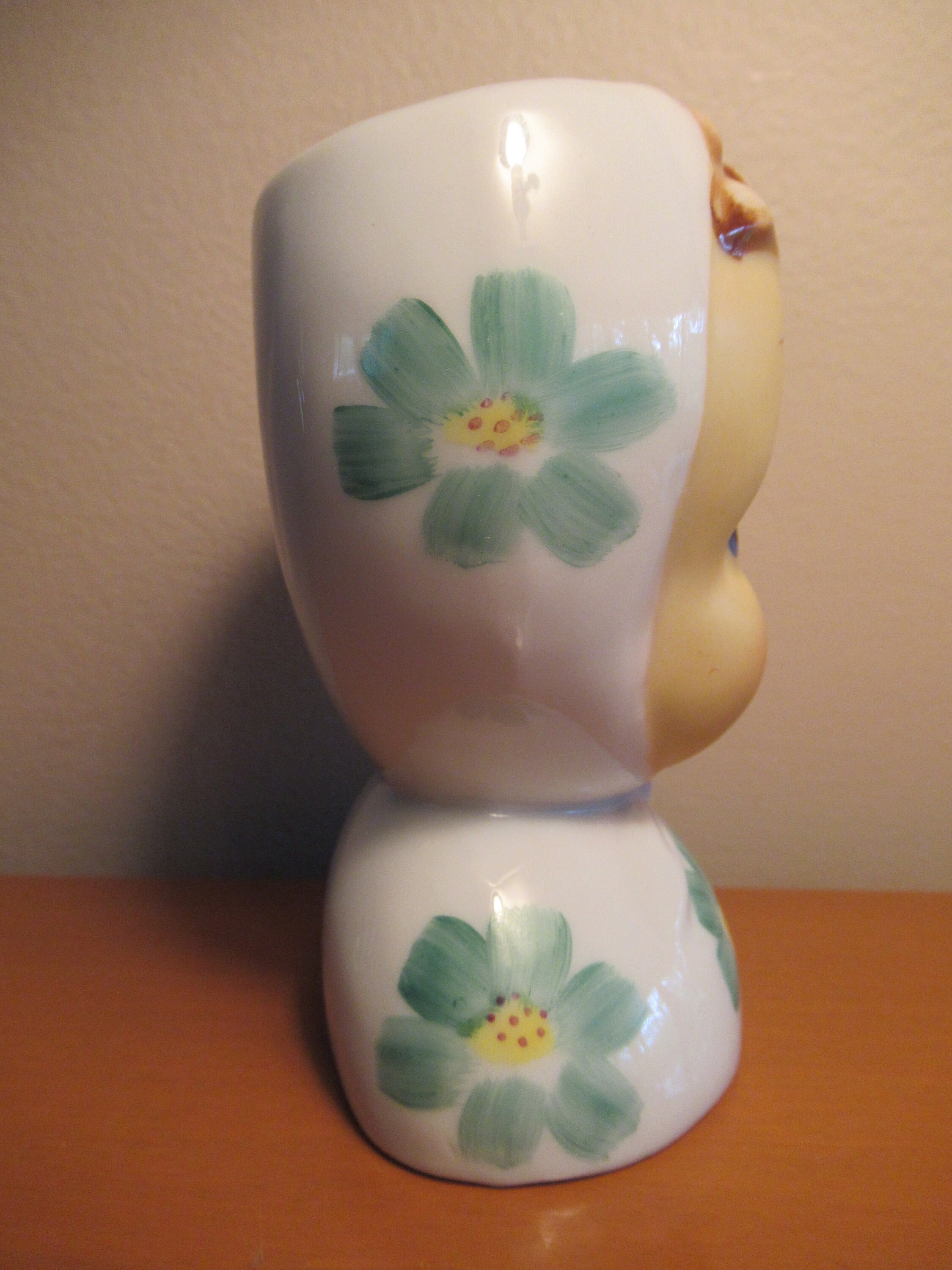 Vintage Lady Head Baby Vase, MINT 50's Kitsch Vase, 18th Wedding ...