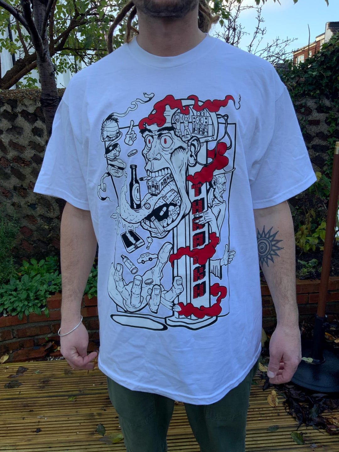 PEZ HEAD - White Tee - Etsy