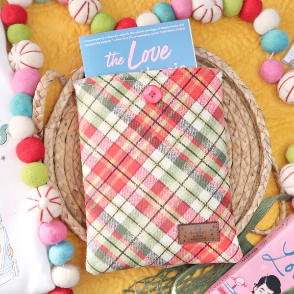 Plaid Book - Etsy