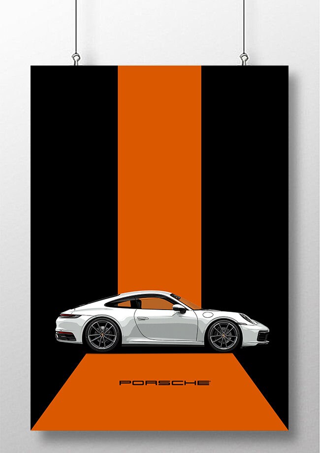 Prints Digital Prints Porsche 911 Digital Poster/Image Download Art ...