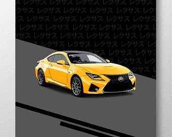 Lexus Rc F Poster - Etsy