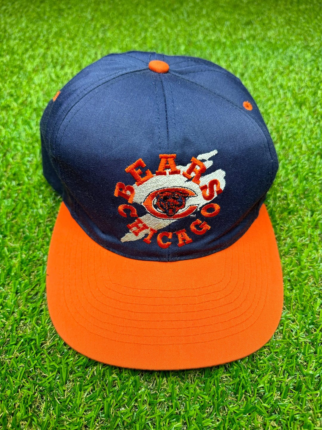 VTG Chicago Bears Circle Logo Drew Pearson Snapback Hat RARE - Etsy