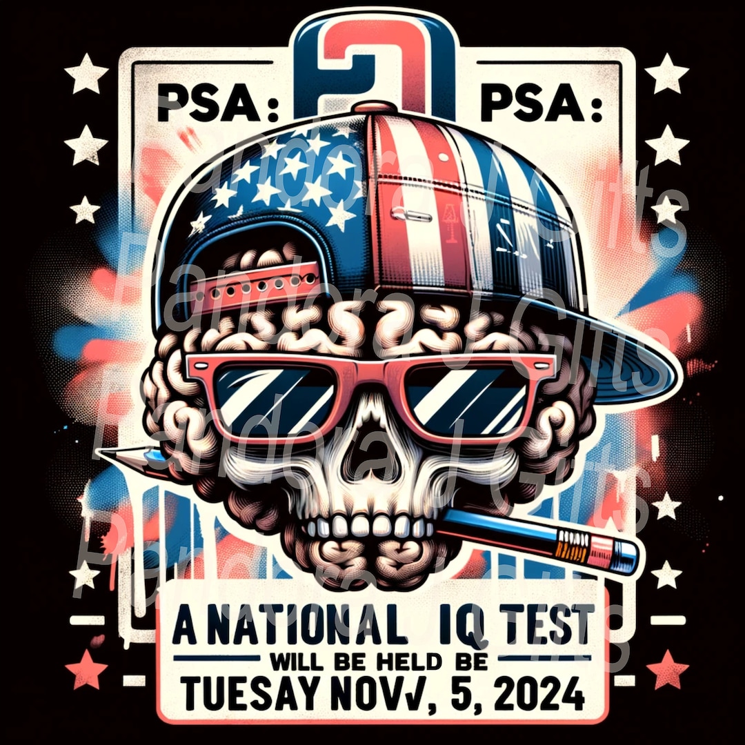IQ Test Nov 5th PNG for Sublimation, Voting Design - Etsy