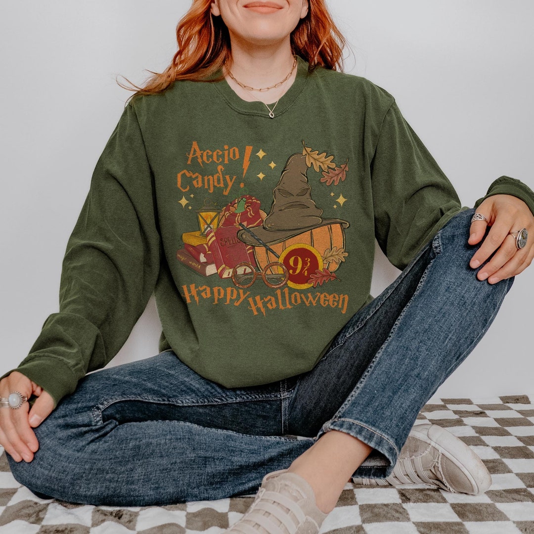 Wizard Halloween Shirt Harry Potter Fan Gift Gryffindor House Magic ...