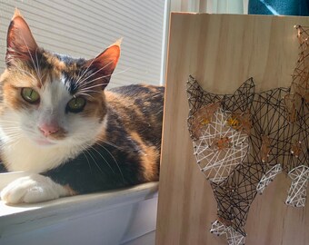 Cat String Art - Etsy