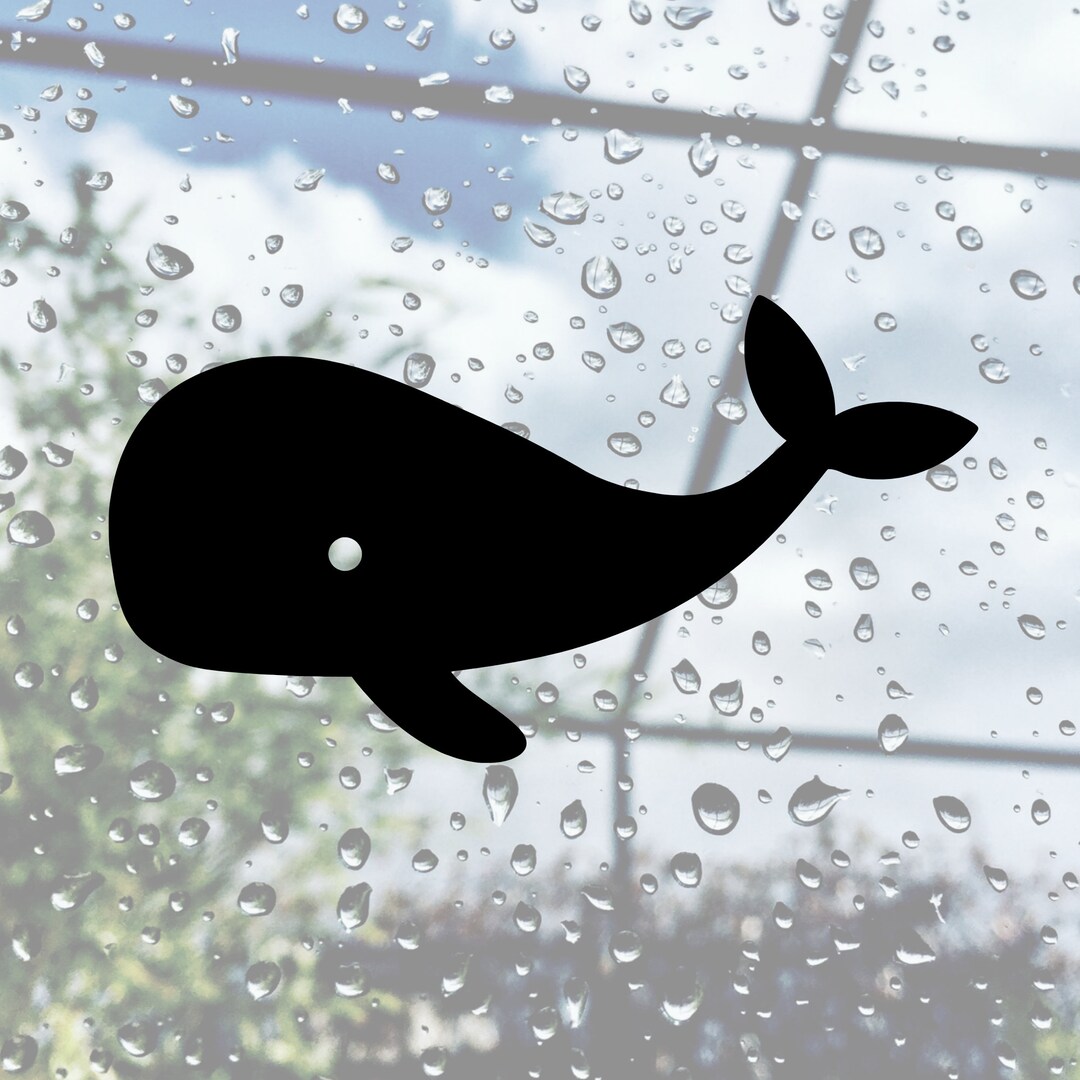 Cute Whale Decal | Minimalist Whale | Orca Ocean Sticker | Car ...