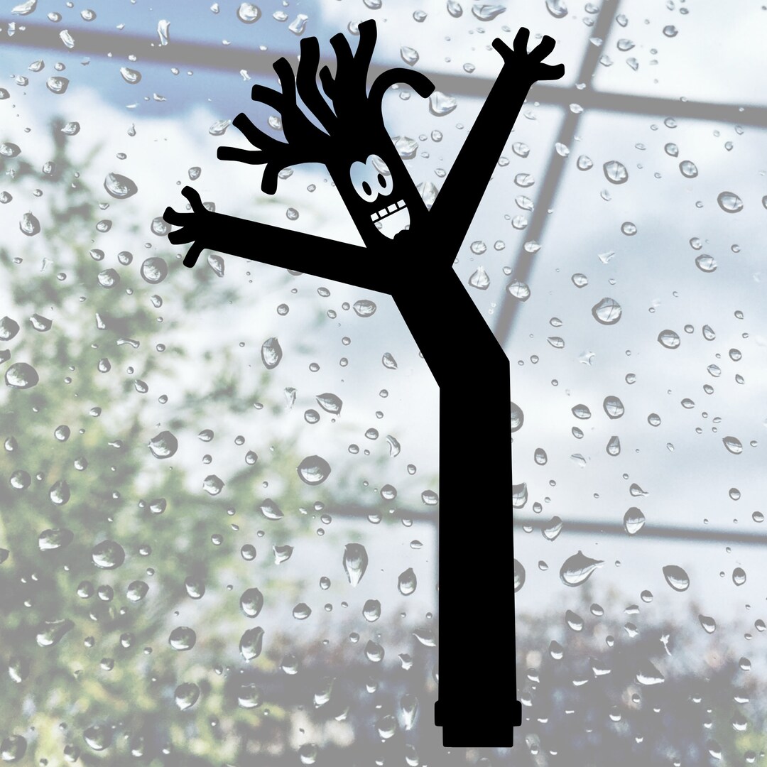 Wavy Inflatable Tube Man Decal | Funny Meme Sticker | Wind Dancer ...