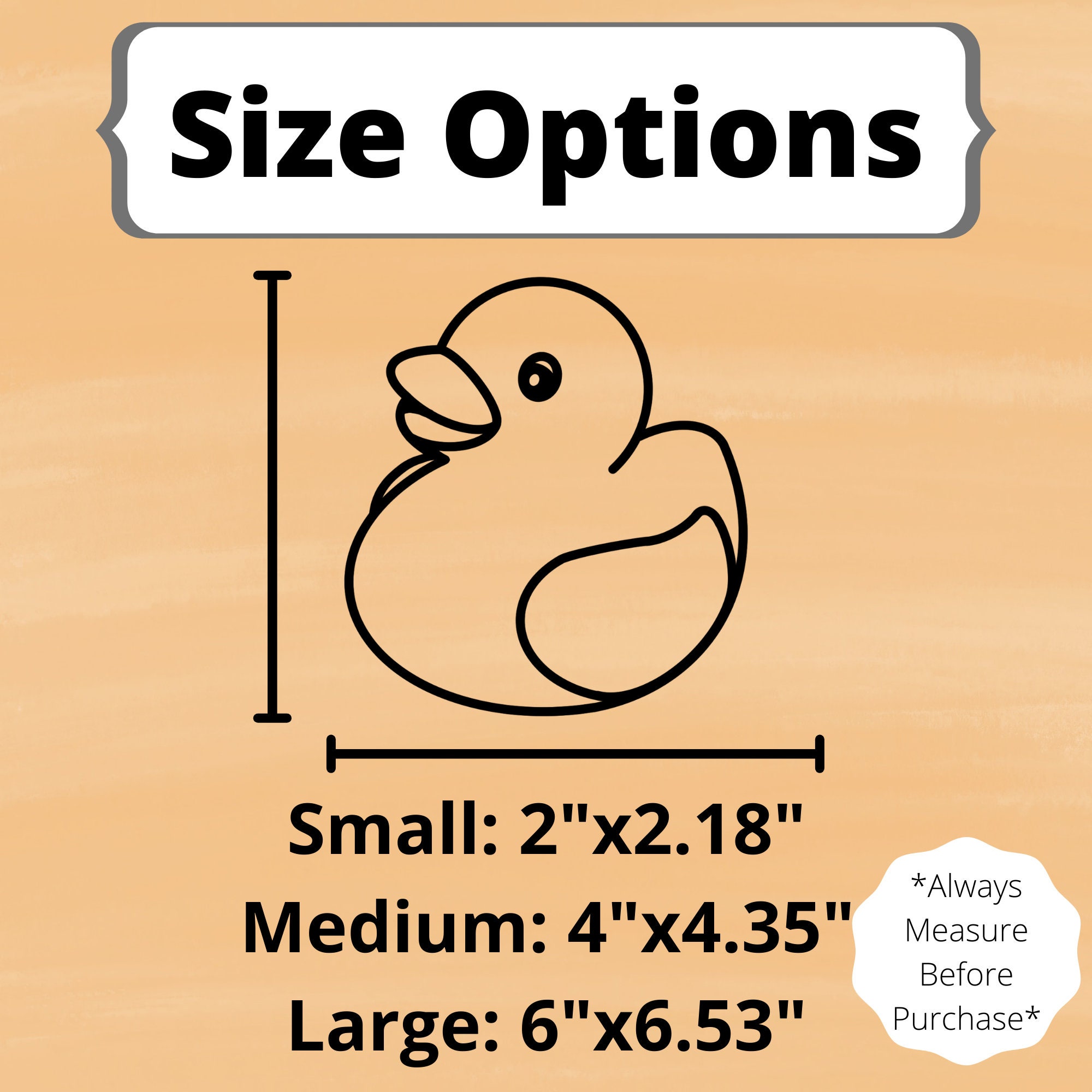 Minimalist Cute Rubber Duck Vinyl Decal Outline Sticker - Etsy