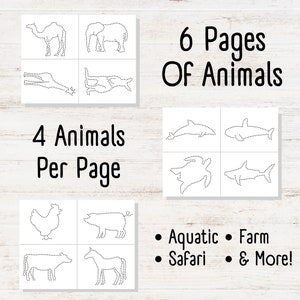 Montessori Pin Punching Sheets | Preschool Activities | Pin Poking ...