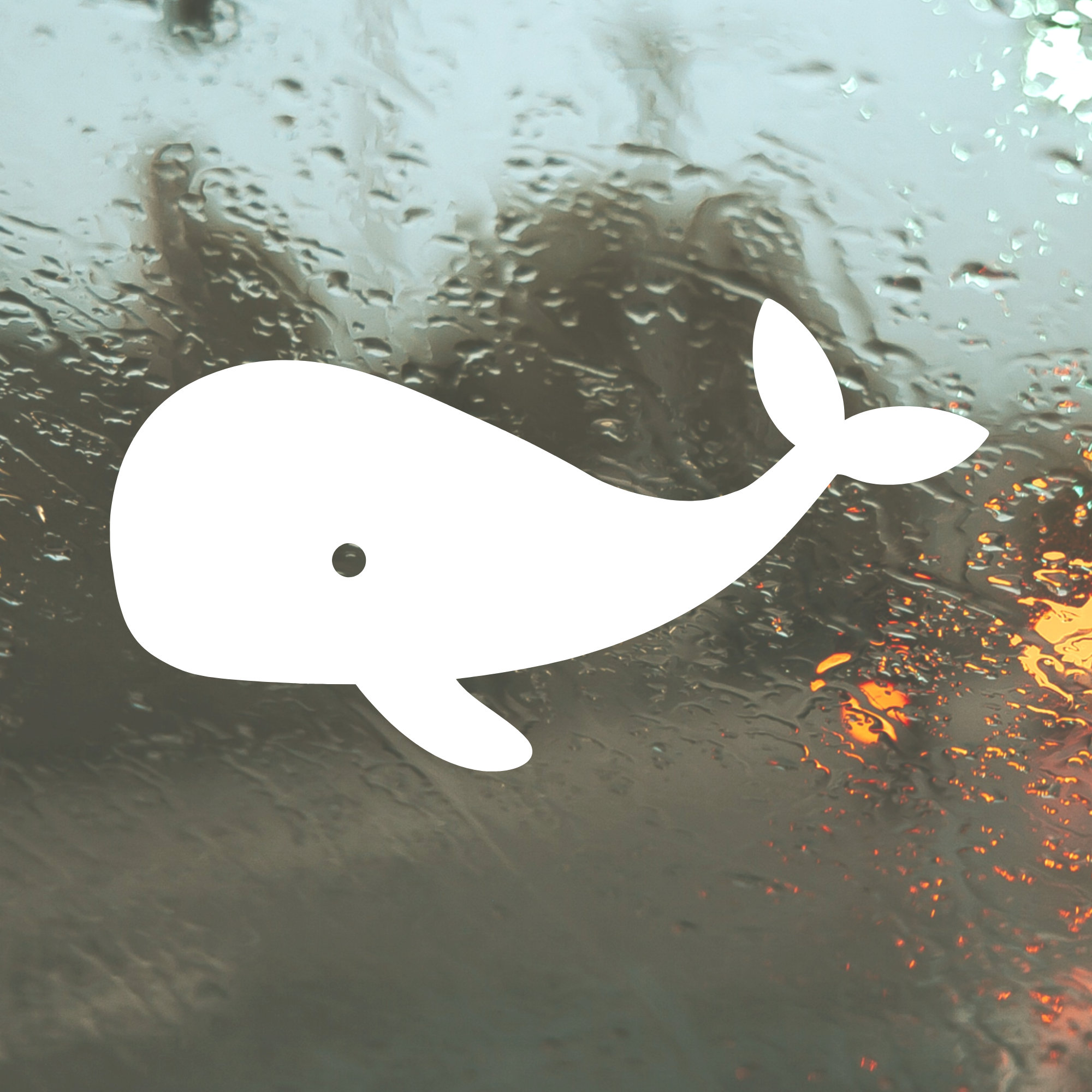 Cute Whale Decal | Minimalist Whale | Orca Ocean Sticker | Car ...
