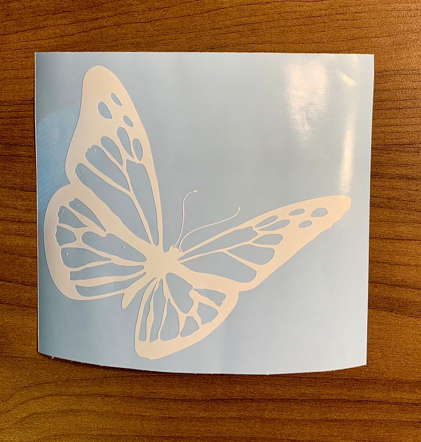 Custom Monarch Butterfly Vinyl Sticker Multiple Colors - Etsy