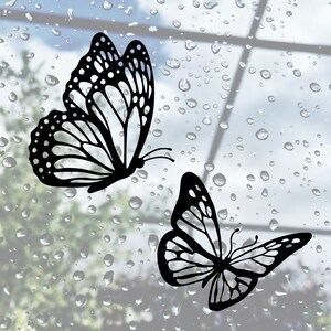 Custom Monarch Butterfly Vinyl Sticker | Multiple Colors Available ...