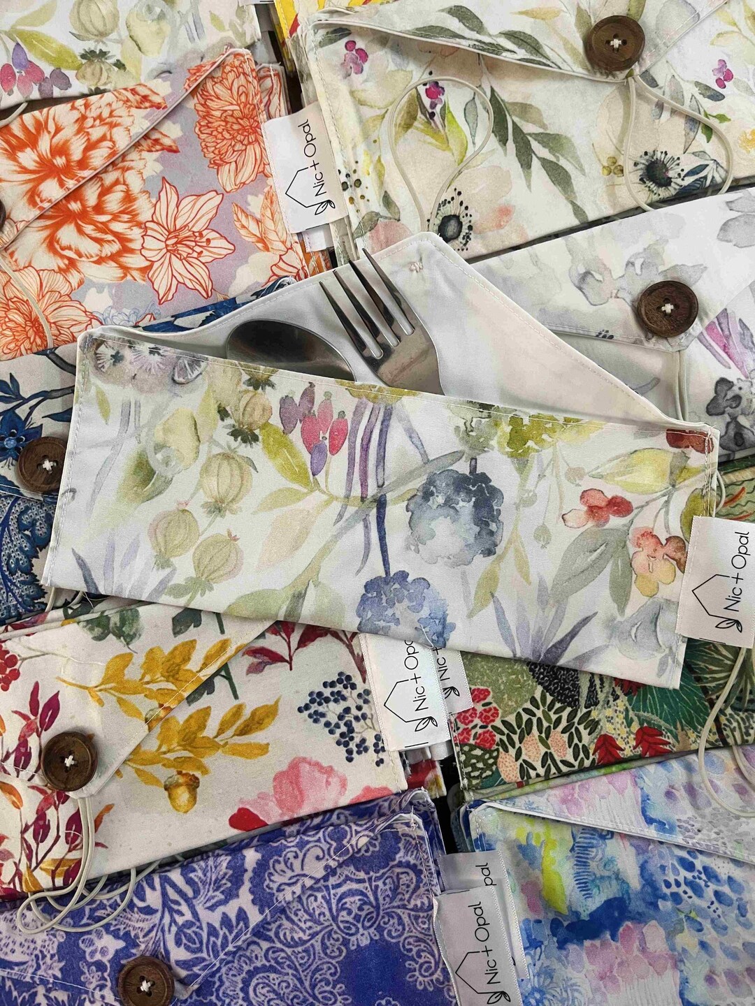 10 Handmade Cutlery Roll Carry Your Cutlery With Lunch Box Picnic ...
