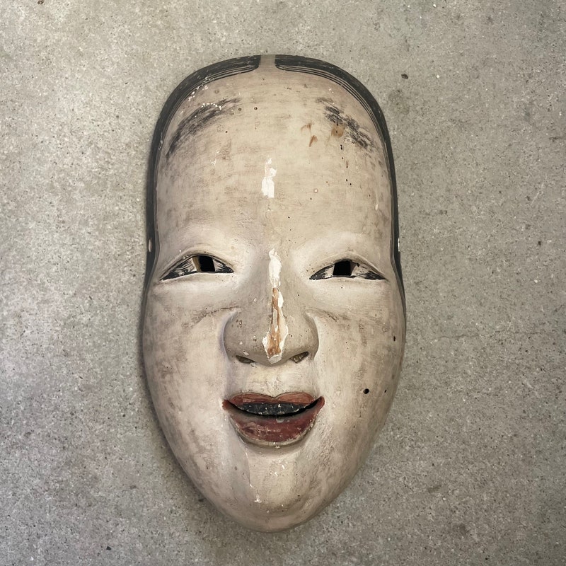 Noh Mask - Etsy