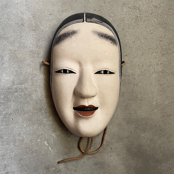 Japanese Noh Mask ko Omote - Etsy