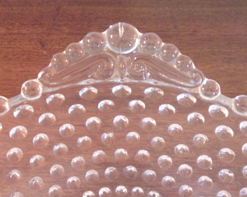 Vintage Pressed Glass Duncan & Miller Hobnail Fruit Bowl - Etsy