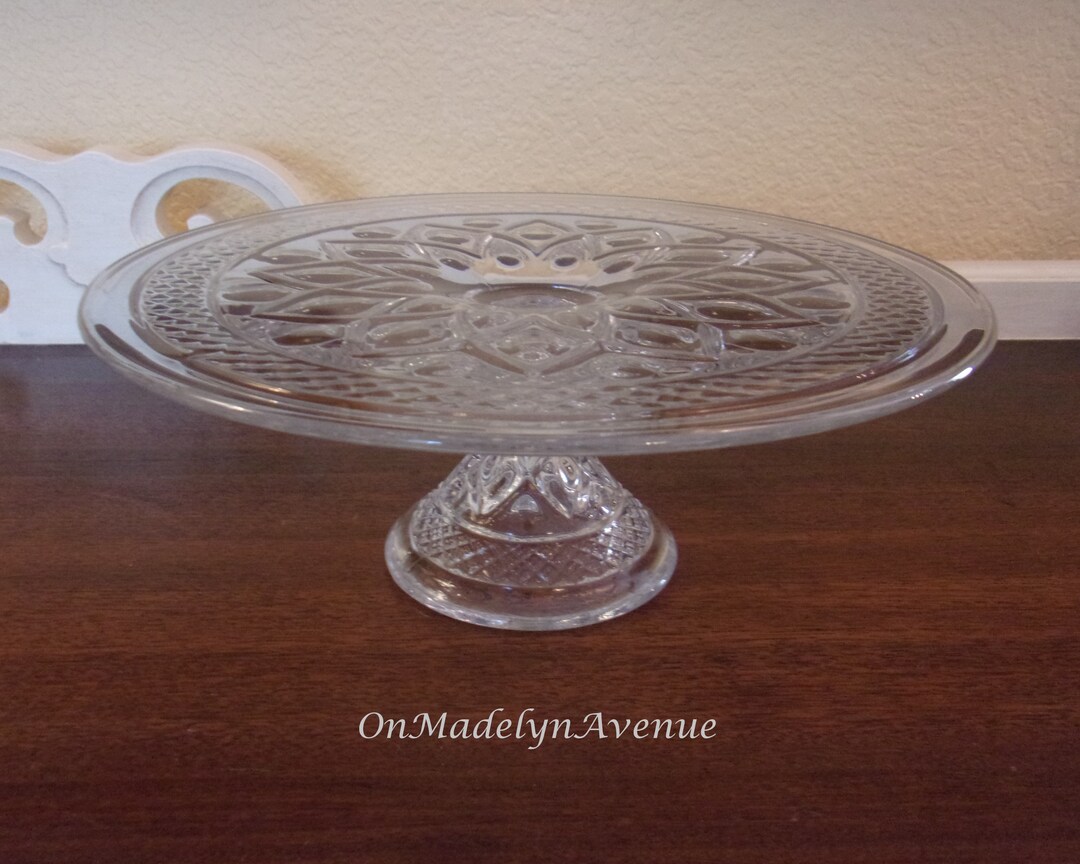 Imperial, Cape Cod, 10.5 Inch Cake Stand With Rum Well - Etsy