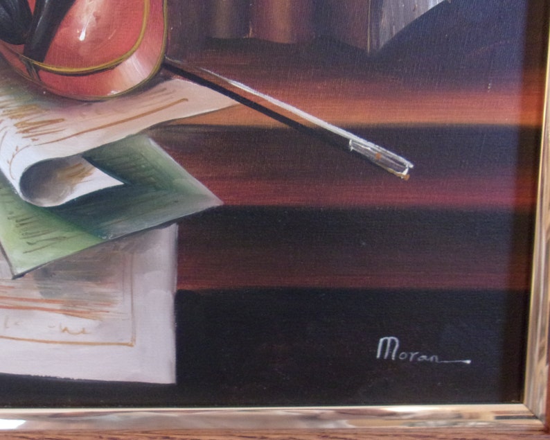 Original Oil Painting Still Life fiddle Rose - Etsy