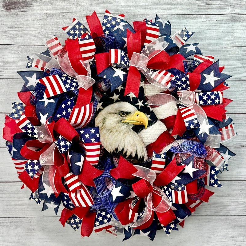 American Eagle Wreath - Etsy