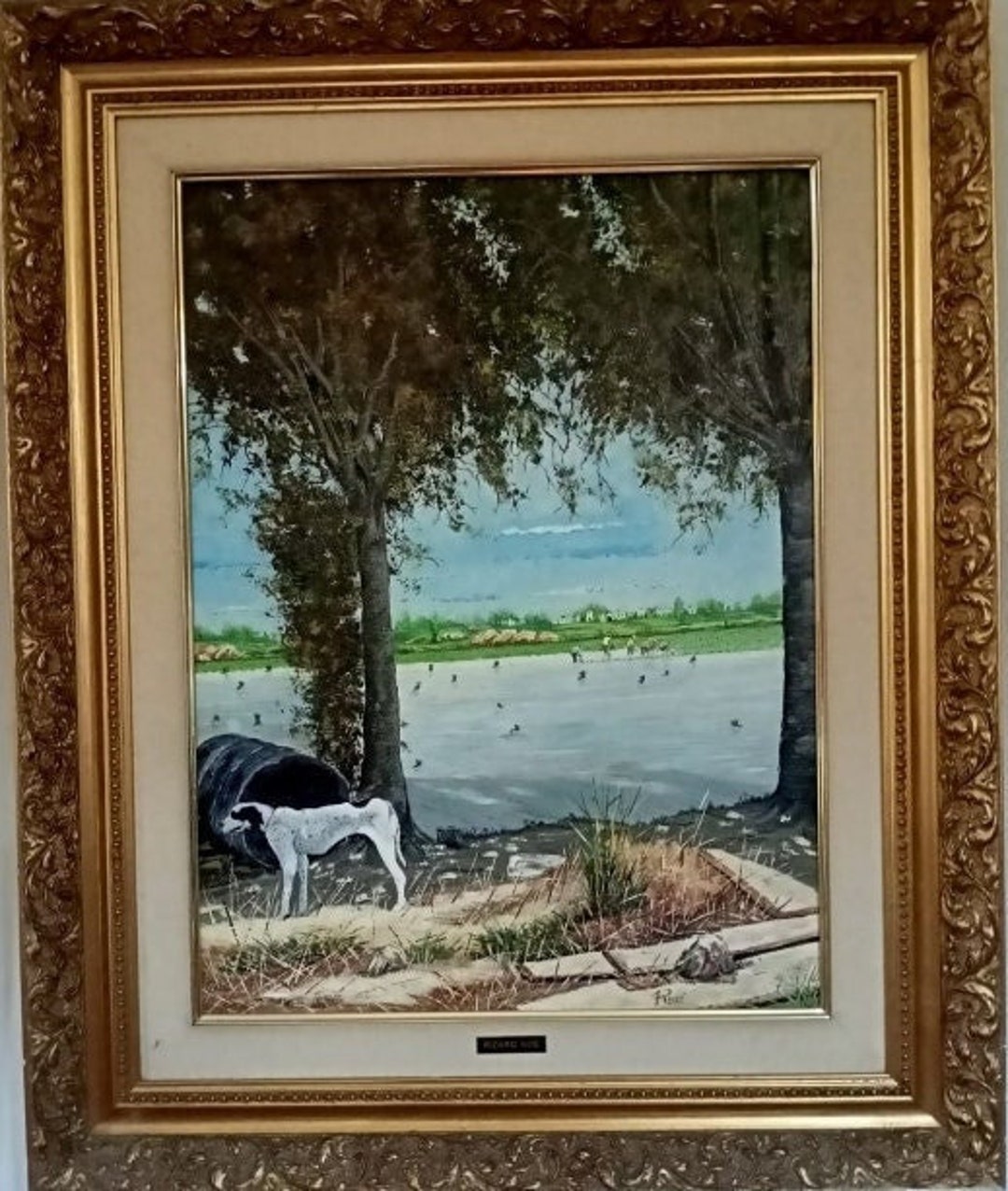 Ricard Noé, Ebro Delta, Oil on Canvas, Framed - Etsy
