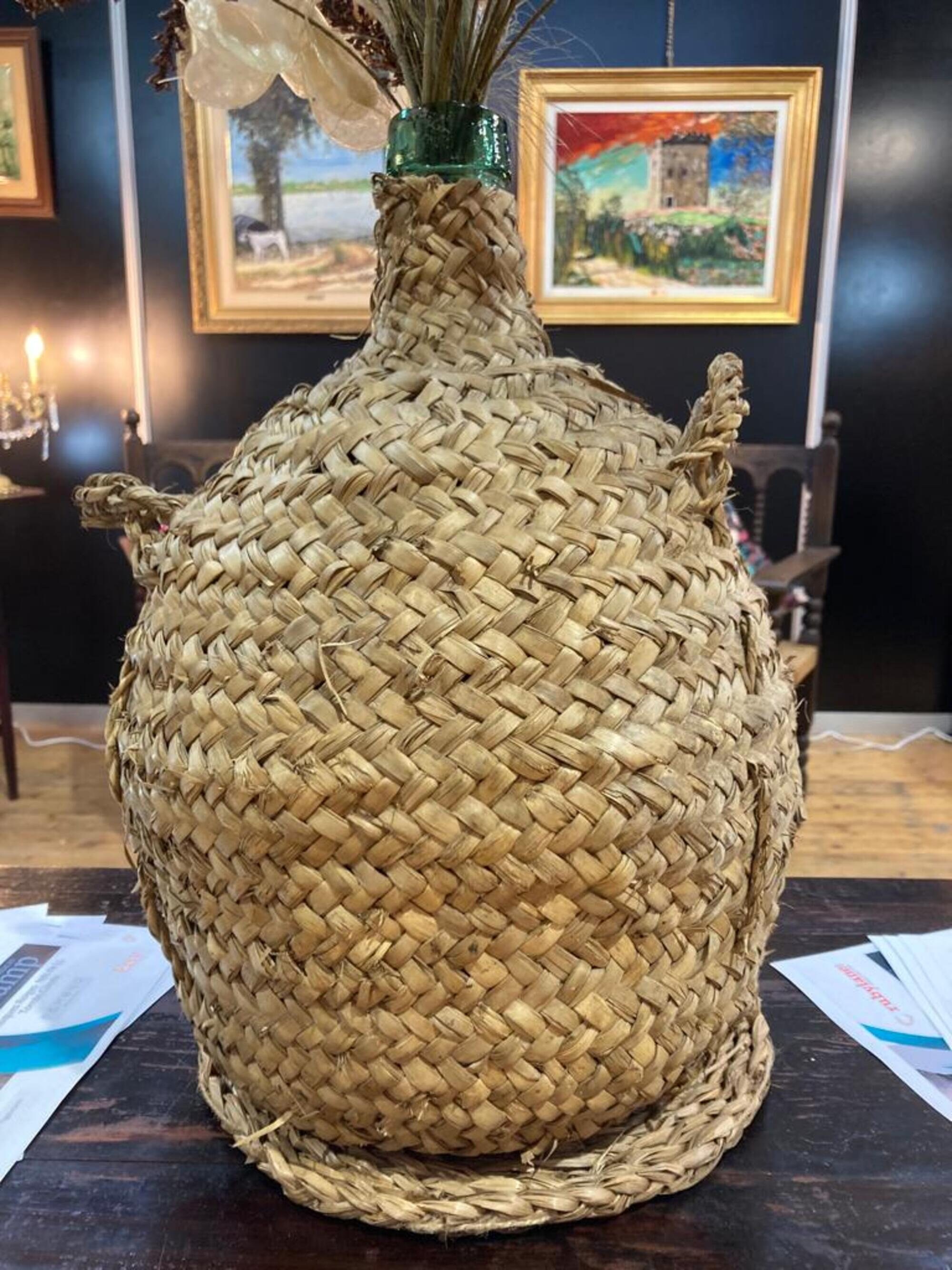 Demijohn Barn Decor Vintage, Rustic Vintage Decanter, Country Farmhouse ...