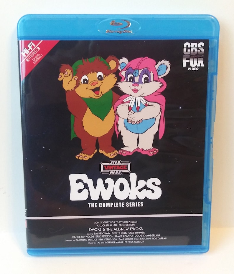Star Wars Ewoks Animated Series 1080p Rare CBS-FOX VHS Tribute 2 Disc ...