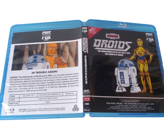 Star Wars Droids Animated Series 1080p Rare CBS-FOX VHS Tribute Set ...